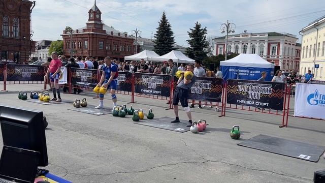 Ветераны гиревой триатлон Константинов Александр, Пономарёв Дмитрий, Паламарчук Владимир