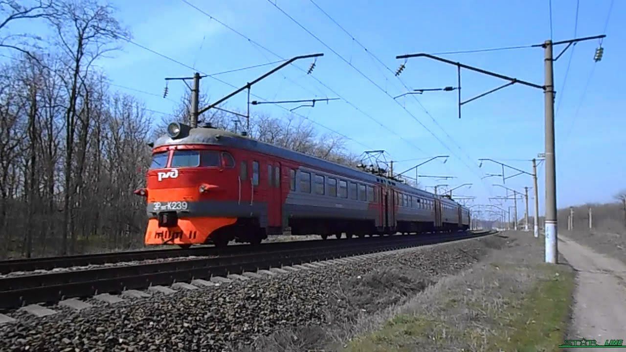 РЖД ЭР9П-К-239 Тихорецкая - Армавир-2