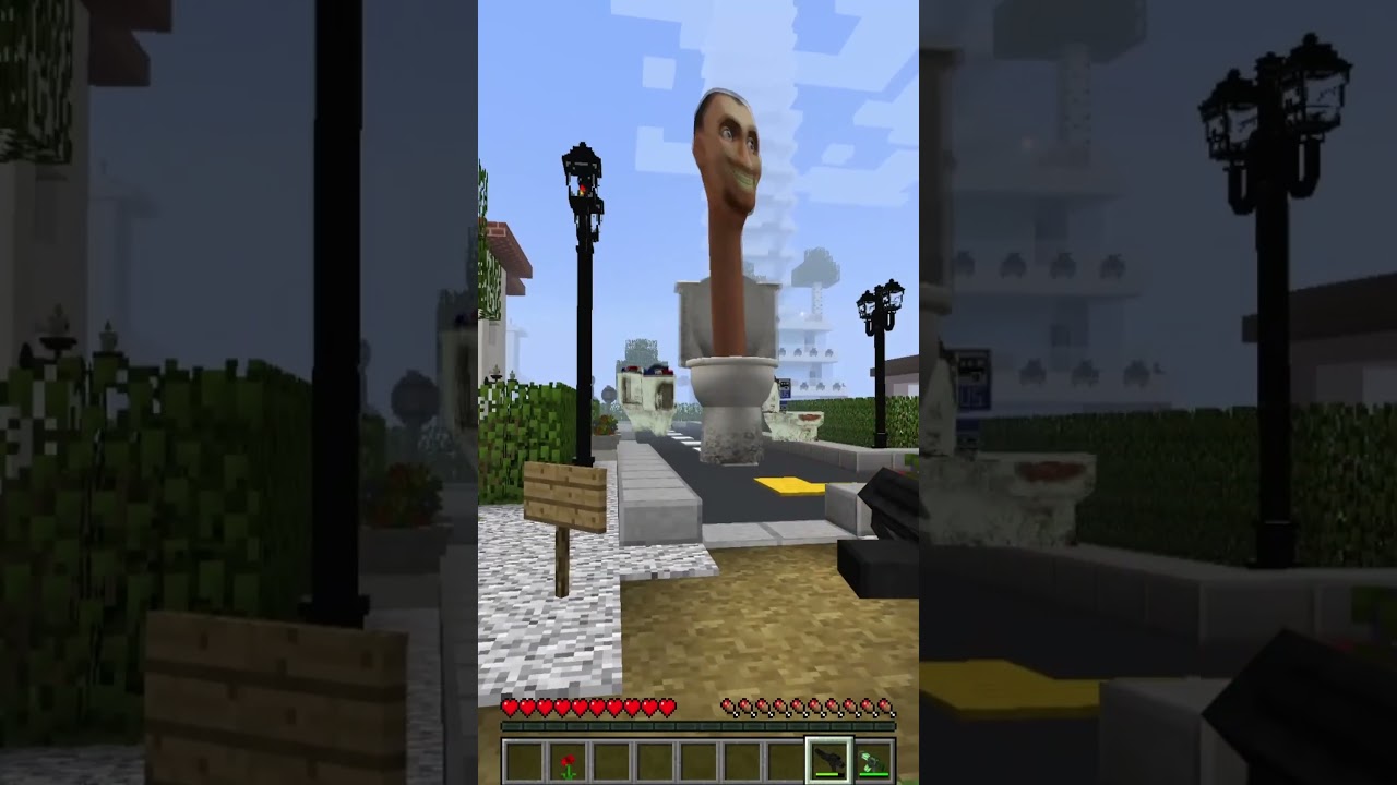 НА НАС НАПАЛА АРМИЯ СКИБИДИ ТУАЛЕТОВ В МАЙНКРАФТ !