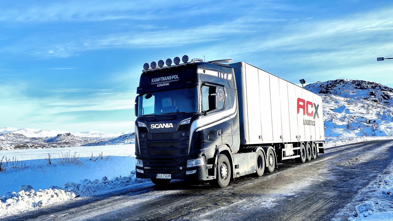 Приключения дальнобойщика в Скандинавии! 4 серия