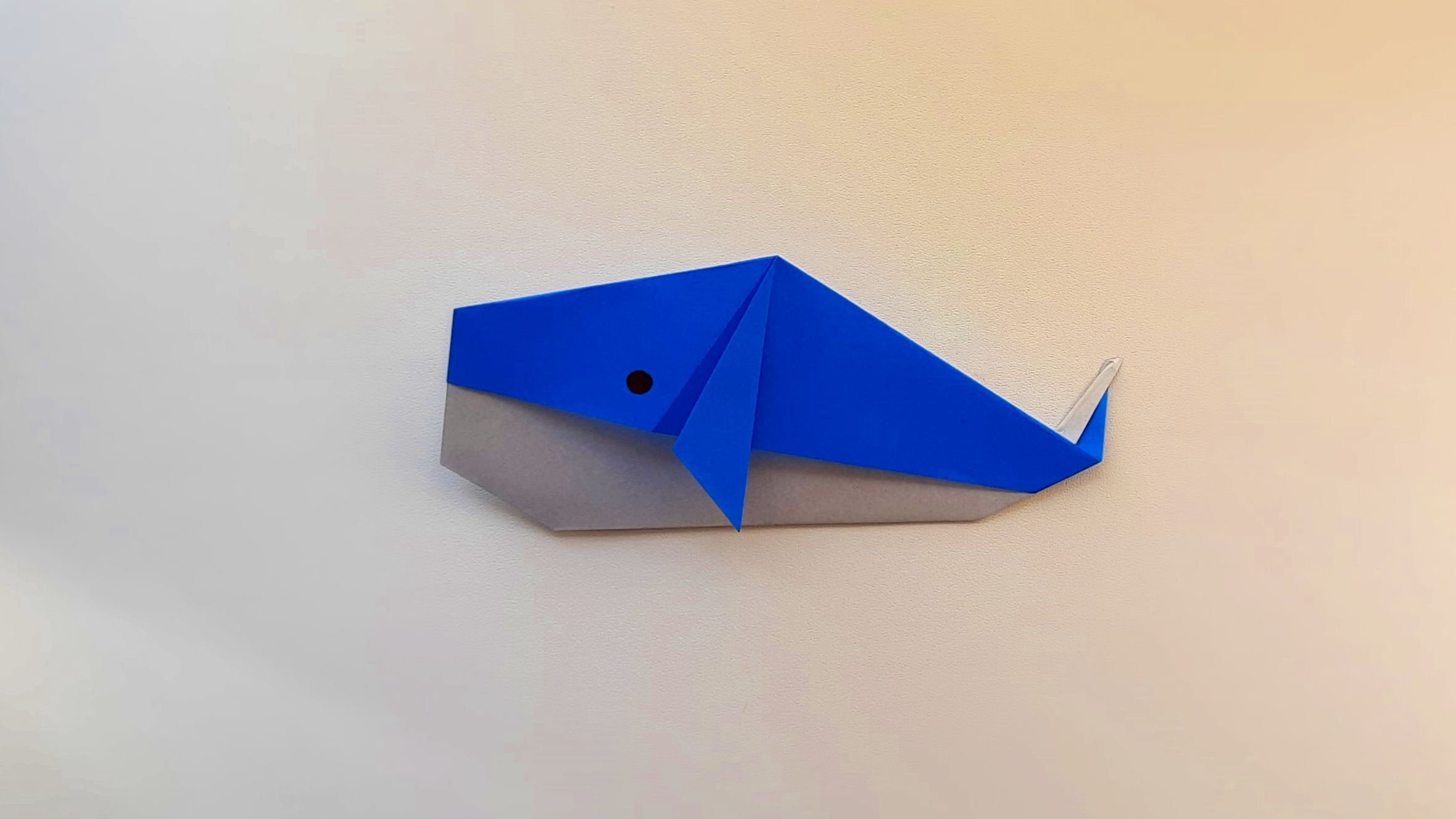 Оригами Кит | Кит из бумаги