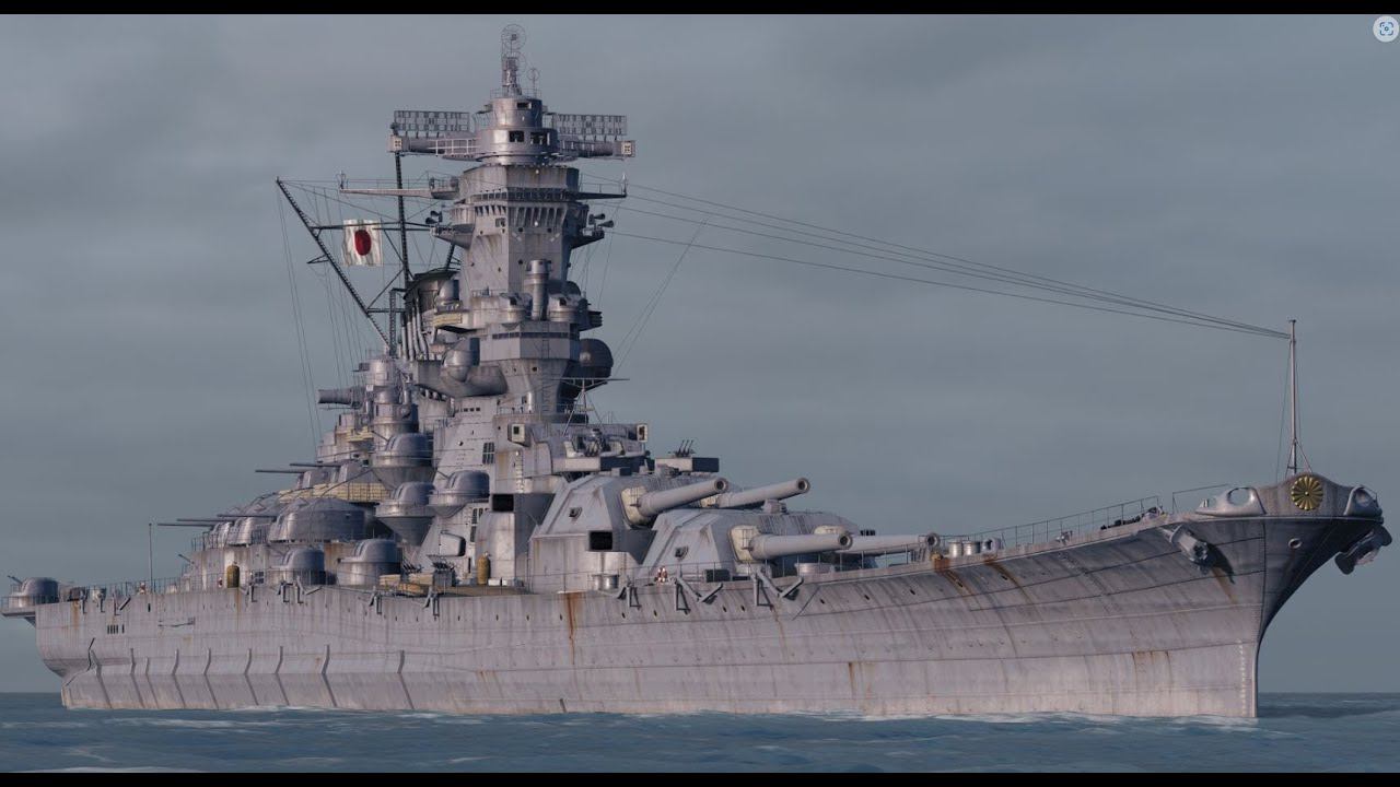 Линкор SIKISHIMA 264К Урона! Мир кораблей World of Warships