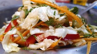 САЛАТ ИЗ КАПУСТЫ С БОМБИЧЕСКИМ СОУСОМ! #салатизкапусты #салат