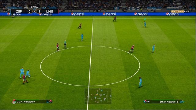 eFootball PES. Мир Российская Премьер-Лига. Зенит - Локомотив Москва #52.