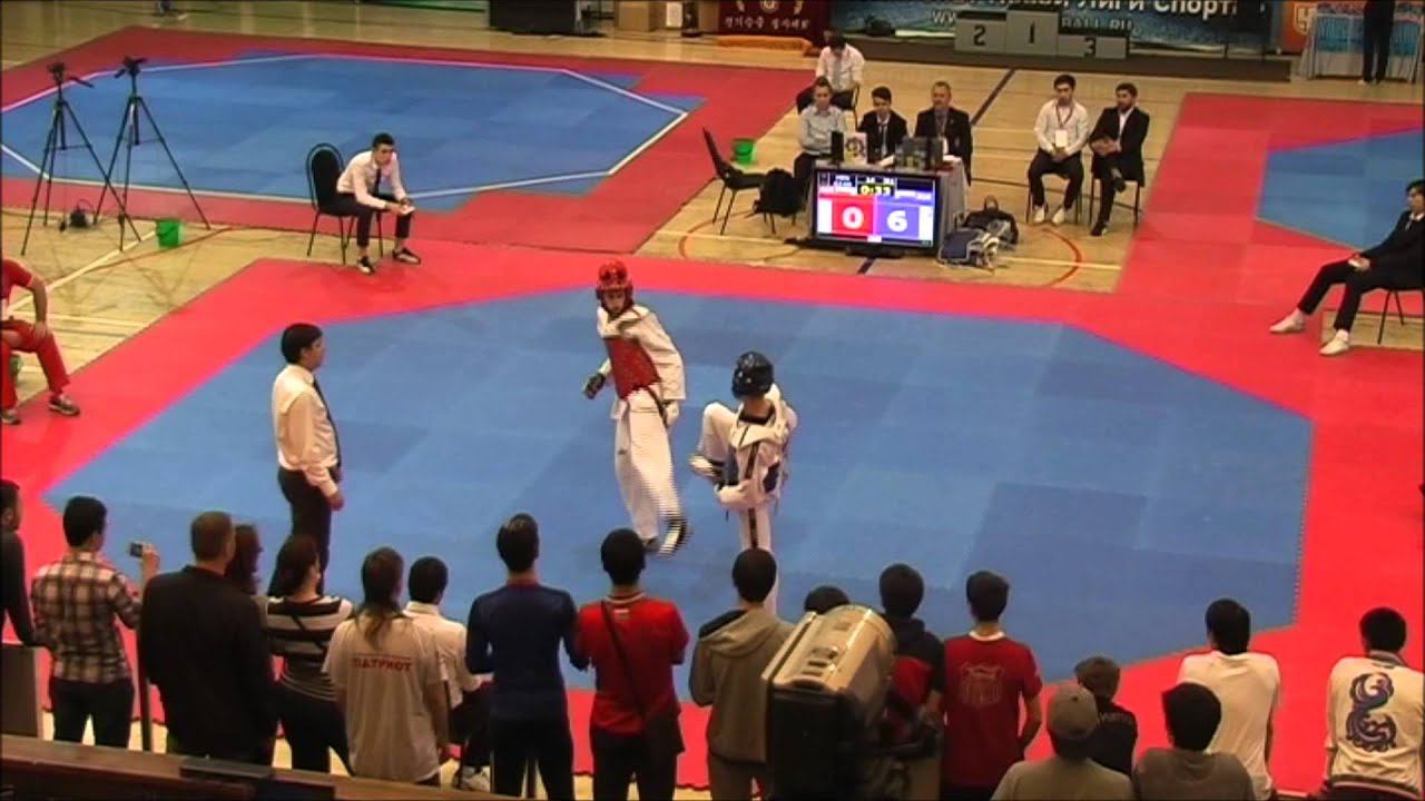 Taekwondo WTF. Соревнования Патриот. 09.05.2015. Митаев-Ниматуллаев.