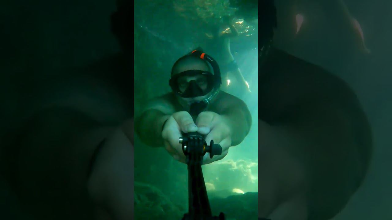 free diving, Russia, Krym, grot