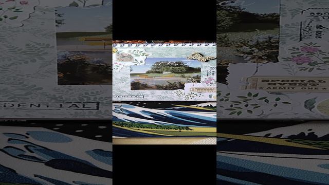 Обзор на открытки из самого первого Скрапбукинг альбома #3