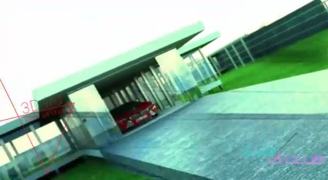 GlassClub - архитектурный проект Glass house