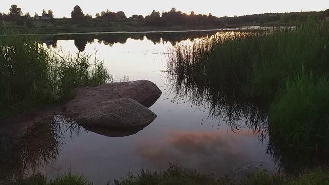 Город Торопец. Озеро Светлицкое. Закат. 2.08.2022