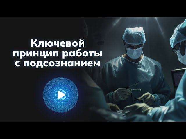 Ключевой принцип работы с подсознанием