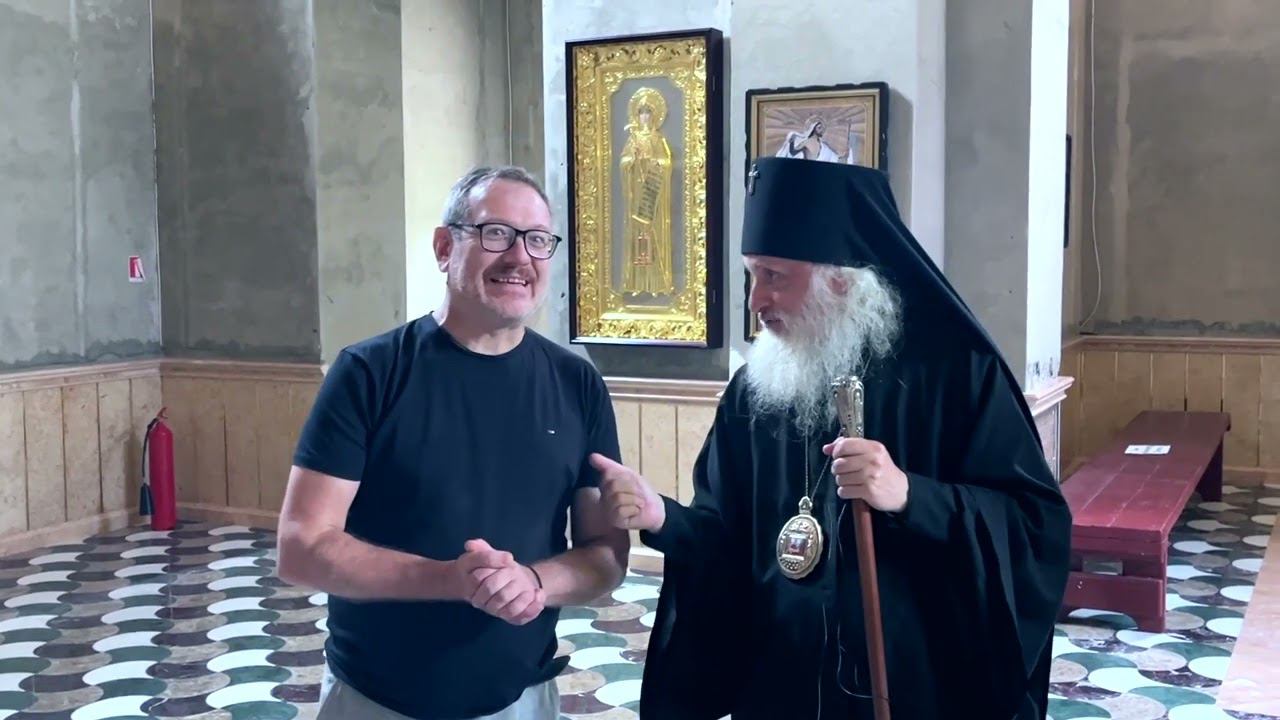 Владыка Дамиан.Экскурсия по Ризоположенческому мужскому монастырю.с.Томашовка 2023 г.   ч.3