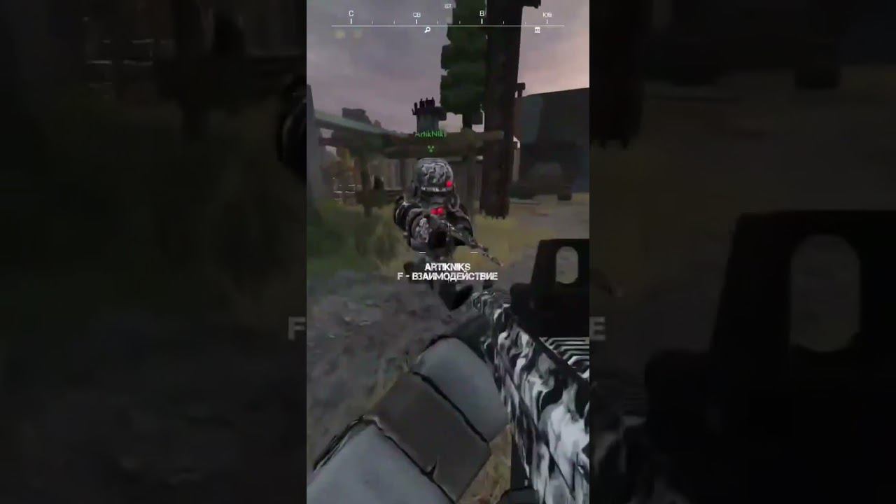 Прохождение StalCraft встретили подписчика,который помогает нам дойти до бара #stalcraft