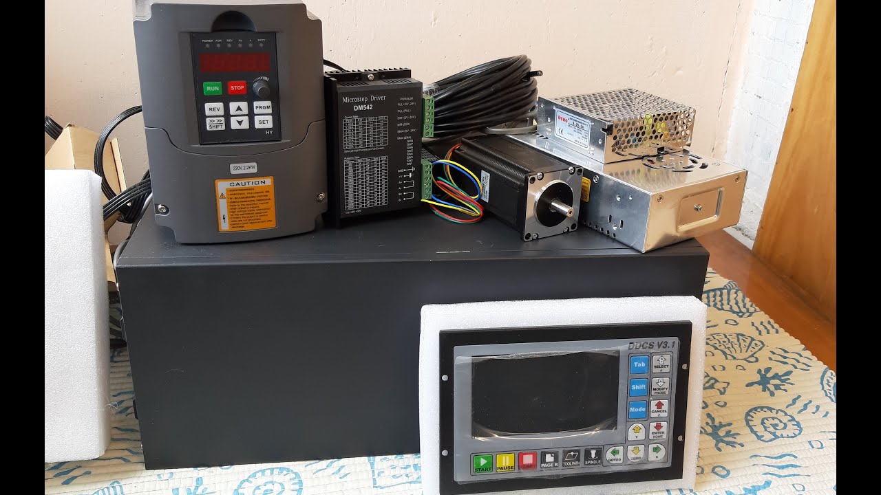 Шкаф управления ЧПУ станком из подручных материалов.