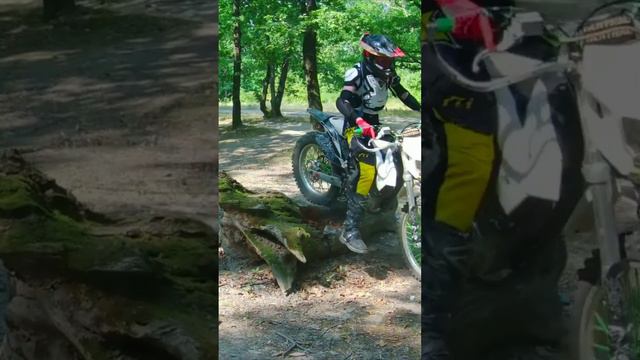 Эндуро тренировка у Николая Новопашина бревна #angelsofmerkel #rutube #рутуб #эндуро #мотокросс