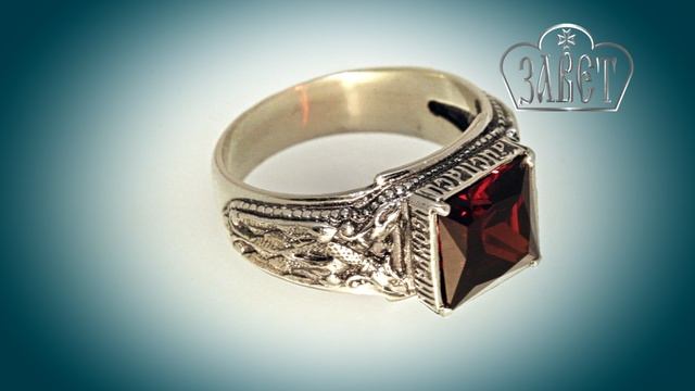 Перстень серебряный Гамаюн  35112, ювелирочка