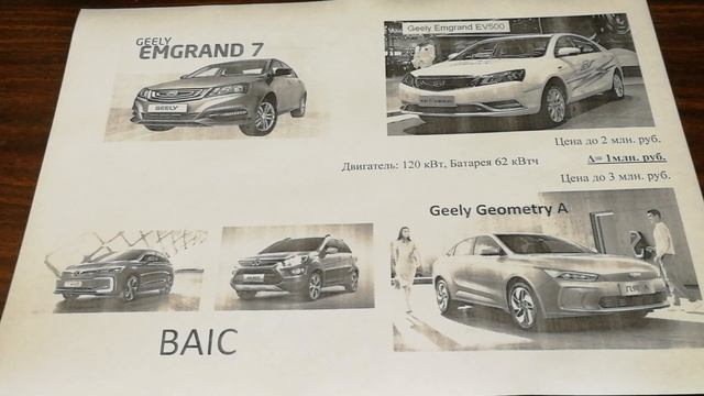 Geely Emgrand EV500 как логичная альтернатива Geometry A (04.07.2020)