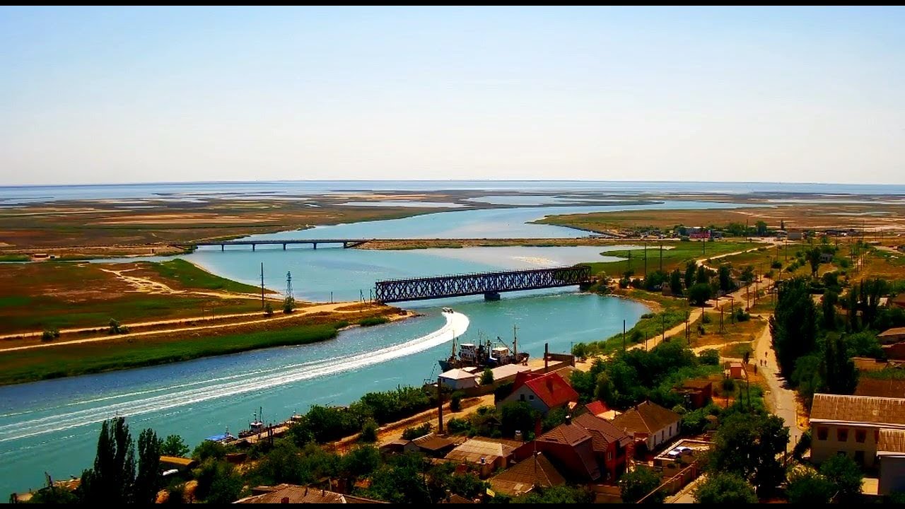 Курорт Геническ|Старый мост и Арабатская стрелка