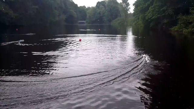 Судомодели в пруду в ЦПКО