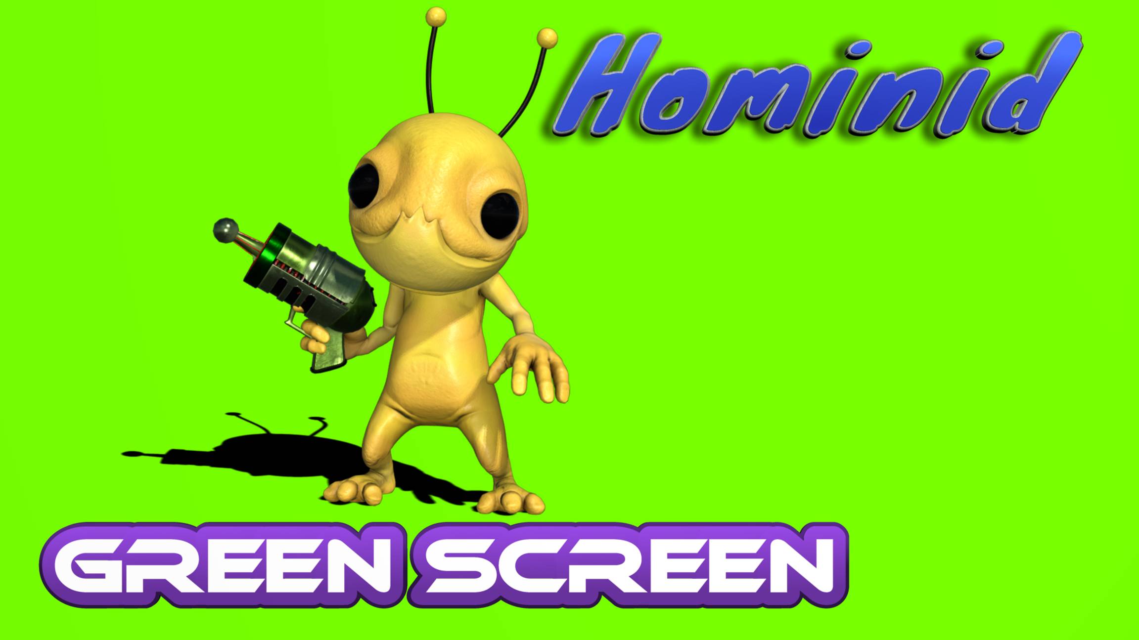 Green Screen - Гуманоид I НЛО I Hominid - SCI - FI