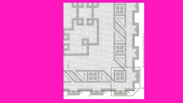 Покрывало на кровать связанное крючком и схема к ней - Ирина-Рукоделие