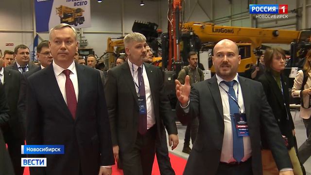 Репортаж с выставки «Сибирская строительная неделя 2024» телеканала «Россия 1».