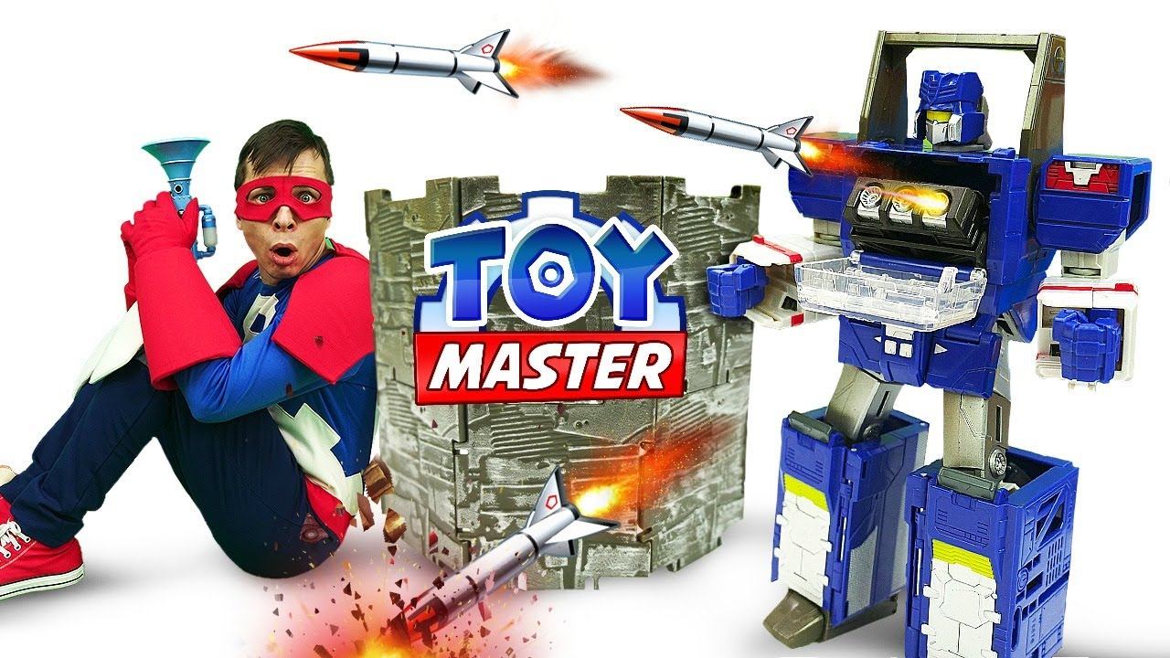 Видео игры Трансформеры - Автоботы и Той Мастер строят стену от Десептиконов! - Новые игры битвы.