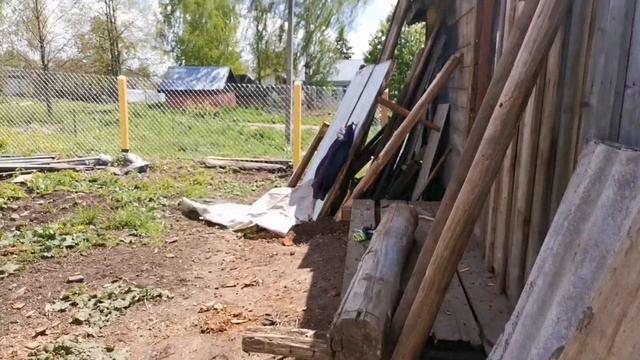 Заброшенный участок приводим в порядок, май 2022