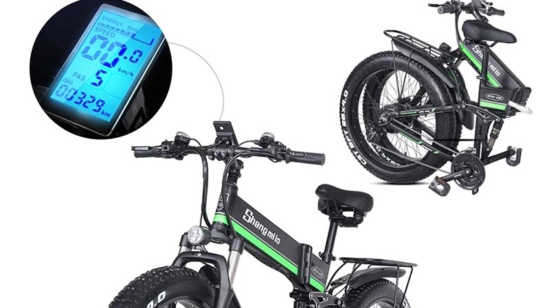 Электровелосипед, MX01, Горный, складной, 1000W, 48V, колеса 26 Дюймов.