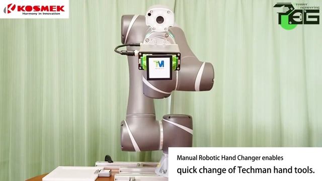 TM робот с ручной системой для смены инструмента SXR【KOSMEK】.mp4
