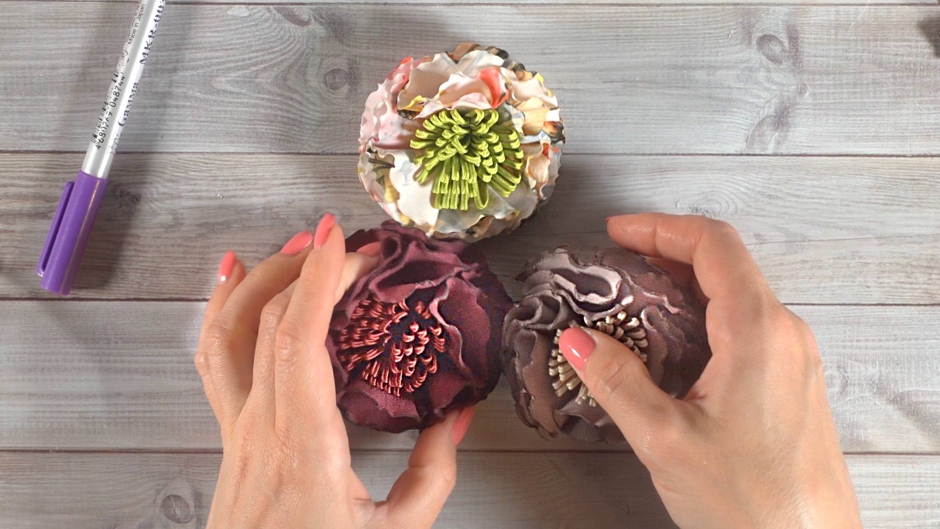 Делаю Цветы канзаши своими руками