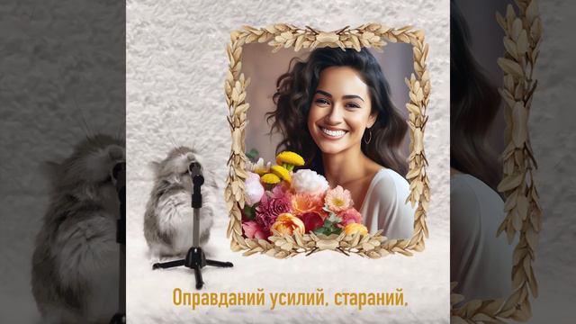 Прикольное видео поздравление  "от Хомы" с днем рождения девушке или женщине