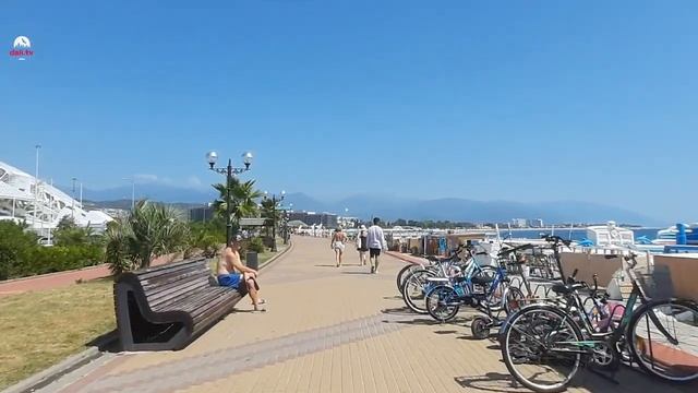 Олимпийская набережная. Сириус. Сочи.