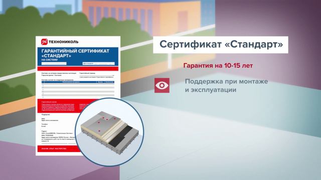 Гарантийные сертификаты ТЕХНОНИКОЛЬ