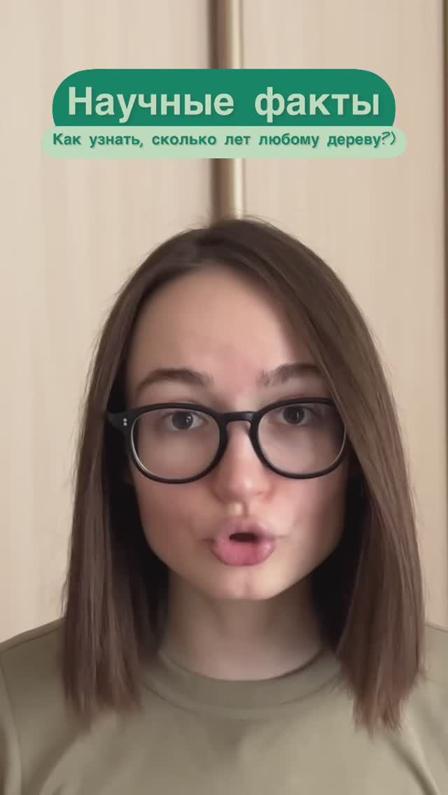 Лайфхак, как посчитать возраст любого дерева.