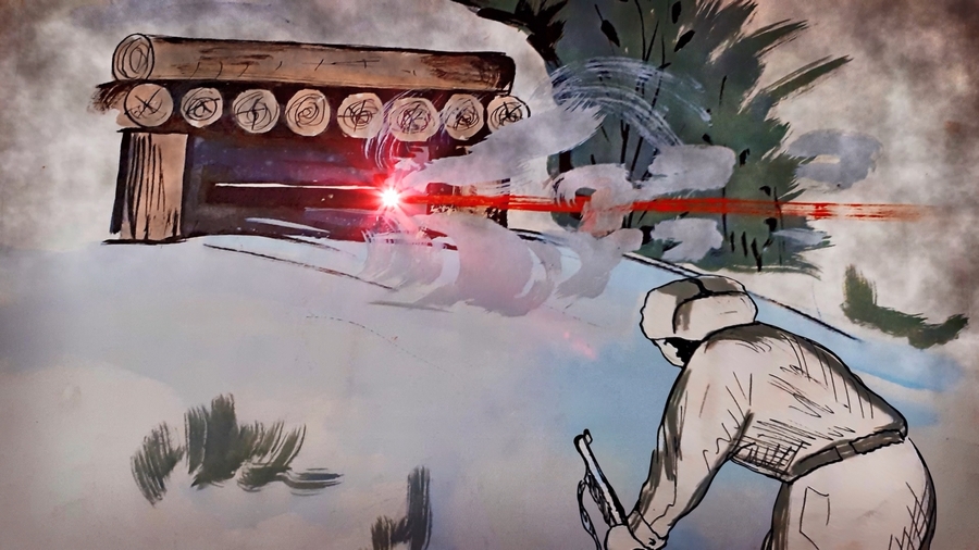 Фильм "Немеркнущий подвиг.  Герой Советского Союза Я.Н. Падерин"