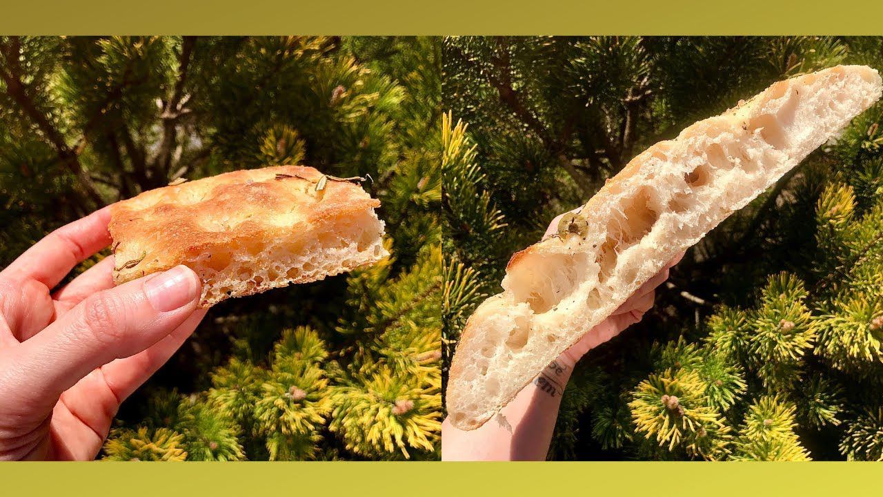 Focaccia with Lievito Madre sourdough! One dough and two types of fermentation, choose the best!