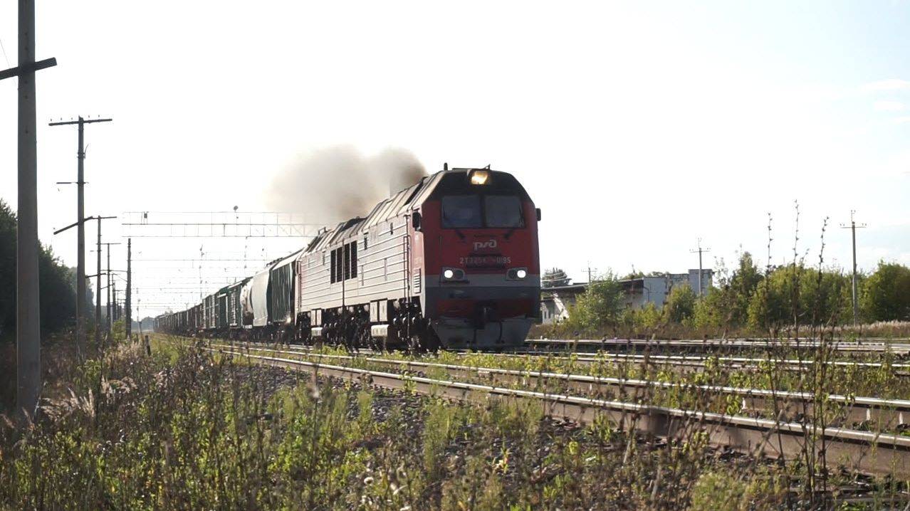 Тепловоз 2ТЭ25КМ-0195