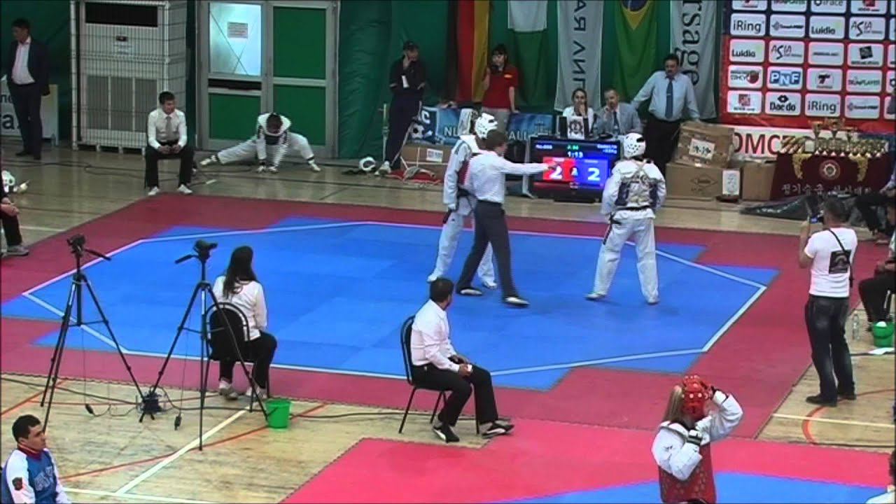 Taekwondo WTF. Соревнования Патриот. 09.05.2015. Ким Сергей-Махонин.