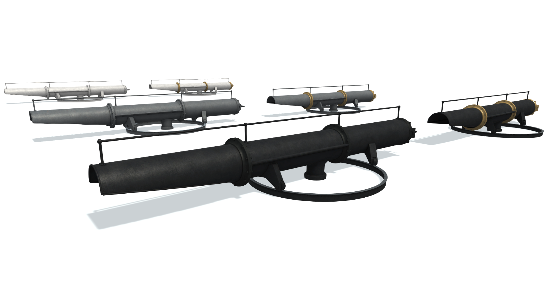 3D модель. Торпедный аппарат.