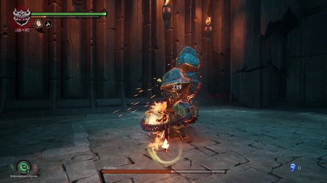 Darksiders III Keepers of the Void - Аганош (Без урона, уровень сложности апокалипсис)