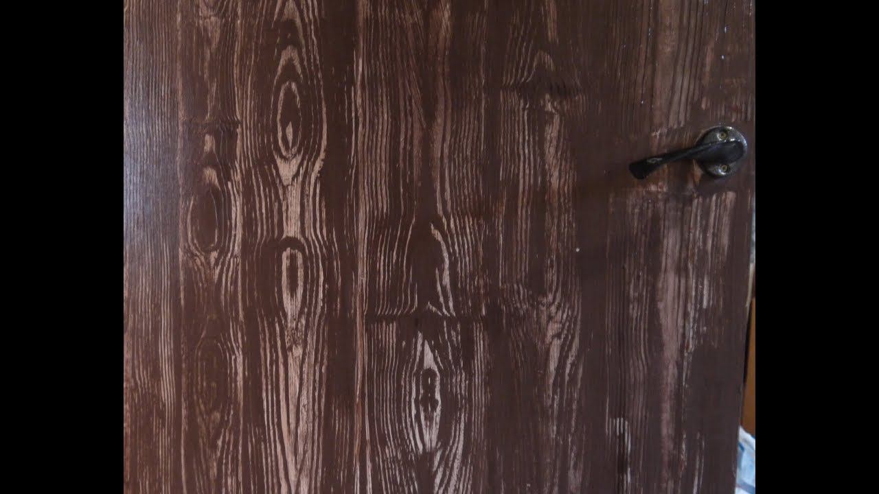Имитация дерева краской. GoodWoodDoor
