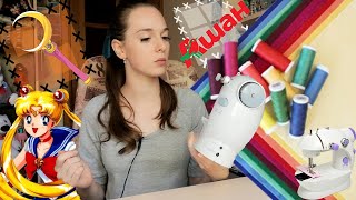 ?Жезл Сейлор Мун на мини швейной машинке?