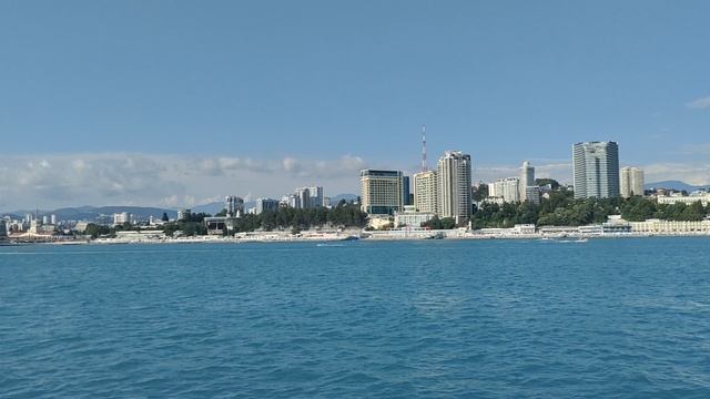 По Черному морю на катере. Сочи