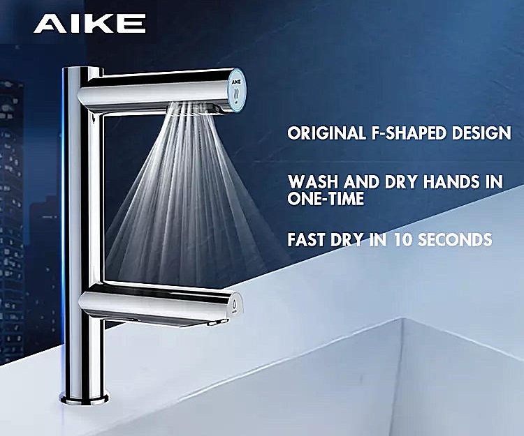 Модель AIKE Ak7130-2 Смеситель с сушилкой для рук..mp4