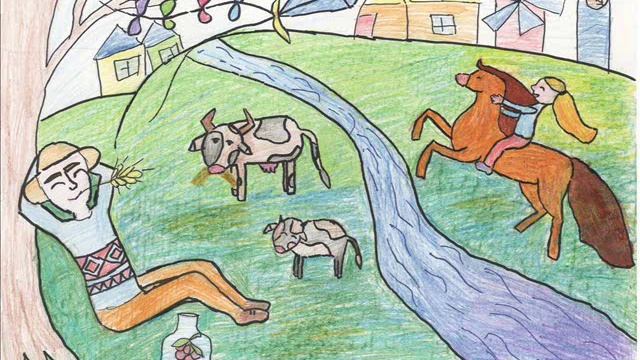 «Счастье». Автор - Комарова Софья, 12 лет, г. Саратов