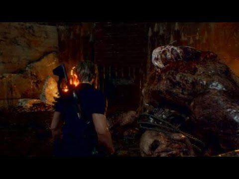 Resident Evil 4 Remake - Битва с здоровяком