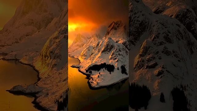 Магический закат. Норвегия.