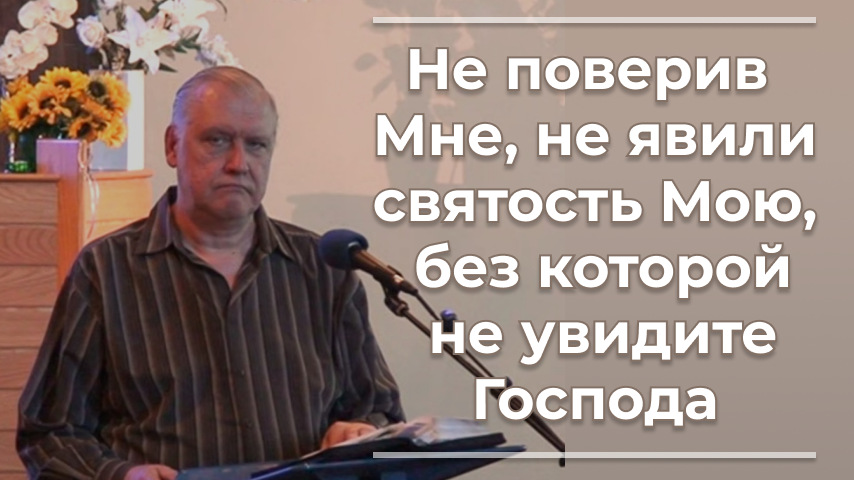 VАS-1415 Не поверив Мне, не явили святость Мою, без которой не увидите Господа.mp4
