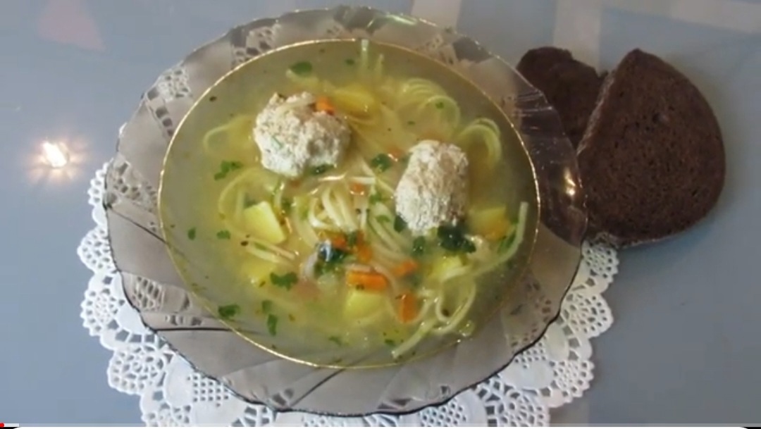 Суп с фрикадельками  СУП ЗА 30 МИНУТ.