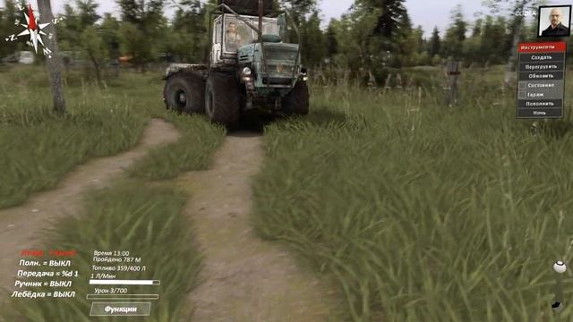 SpinTires 4 сезон 2 испытание Экзамен на права 1 ЗМЕЙКА Т150